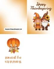 15 Free Printable Thanksgiving Cards - Prudent Penny Pincher