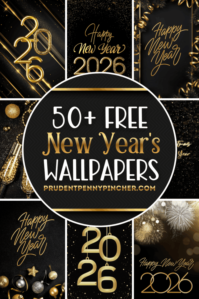 50 Free Phone New Year Wallpapers for 2026 - Prudent Penny Pincher