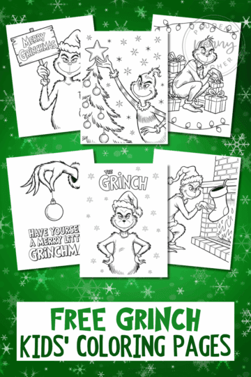 25 Free Grinch Coloring Pages for Kids - Prudent Penny Pincher