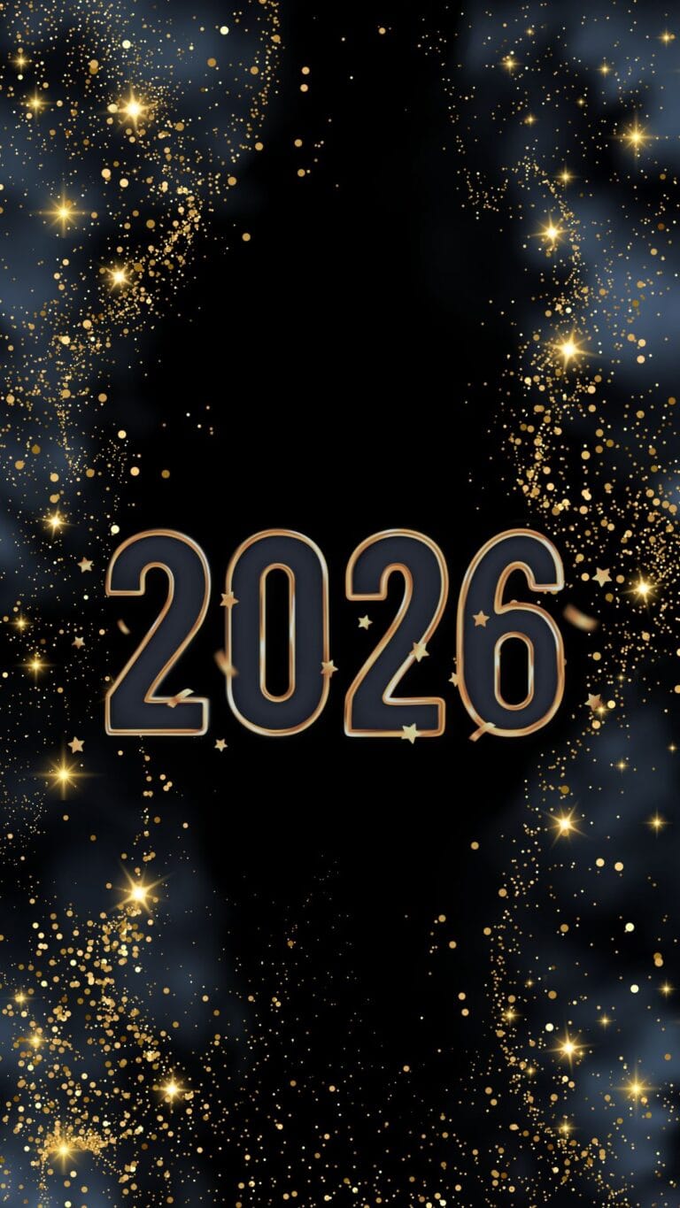 50 Free Phone New Year Wallpapers for 2026 - Prudent Penny Pincher
