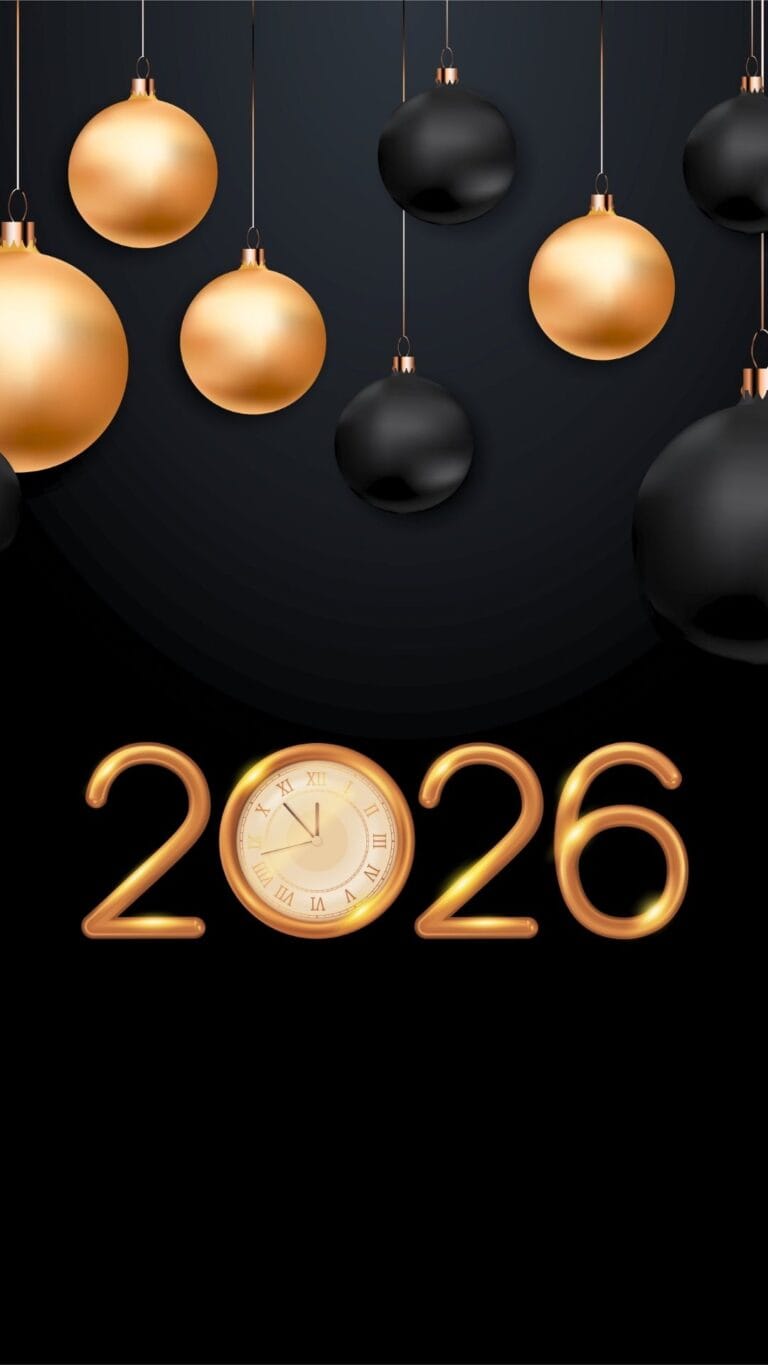 50 Free Phone New Year Wallpapers for 2026 - Prudent Penny Pincher