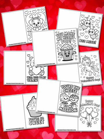 Happy Valentines Day Svg Free Valentines Day Coloring Cards Svg Free ...
