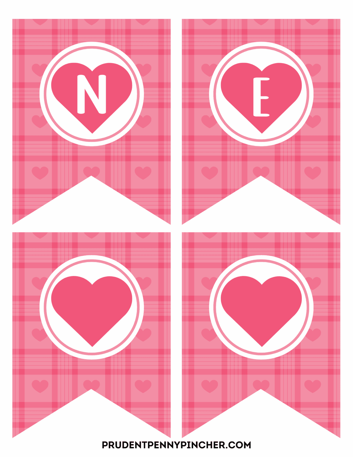 Free Printable Be Mine Valentine Banner - Prudent Penny Pincher