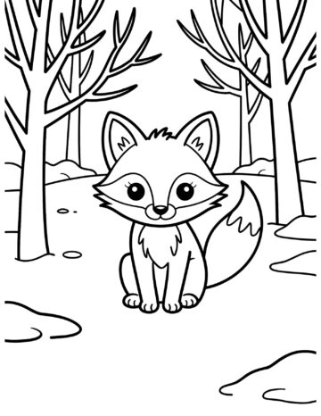 Free Printable February Coloring Pages for Kids - Prudent Penny Pincher