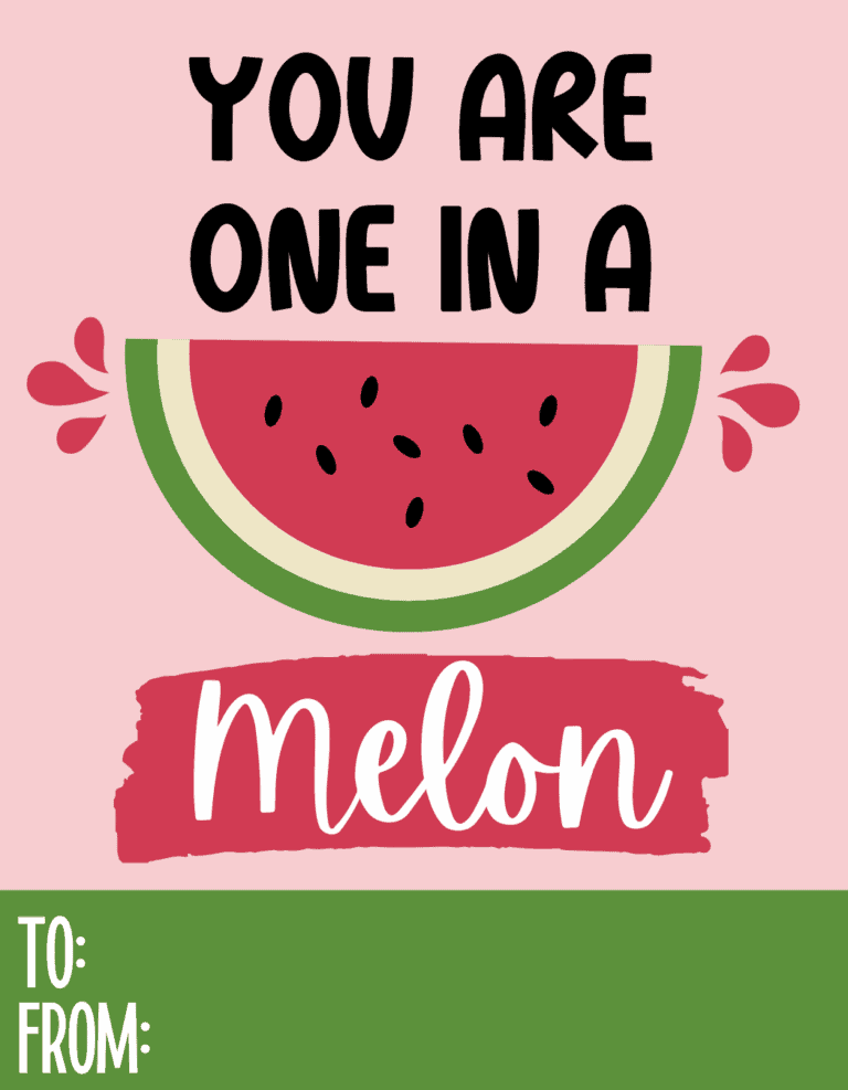 Free Printable Food Pun Valentines for Kids - Prudent Penny Pincher