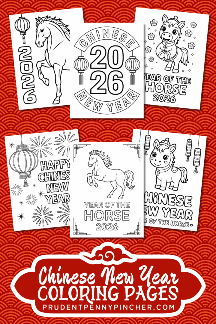 Free Printable Chinese New Year Coloring Pages for 2026 - Prudent Penny ...