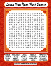 Free Printable Chinese New Year Word Search for 2026 - Prudent Penny ...