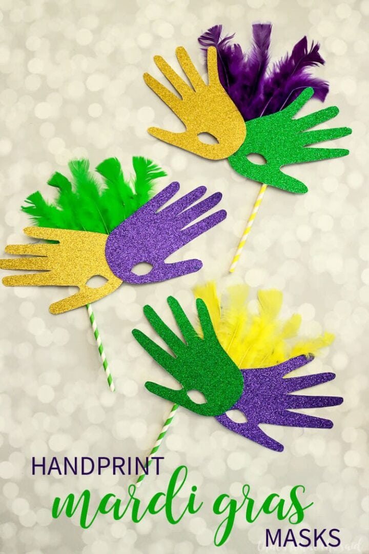 20 Easy Mardi Gras Crafts for Kids - Prudent Penny Pincher