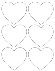 Free Printable Heart Templates for Kids - Prudent Penny Pincher