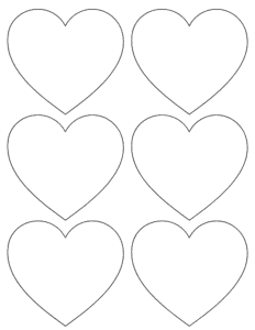 Free Printable Heart Templates for Kids - Prudent Penny Pincher