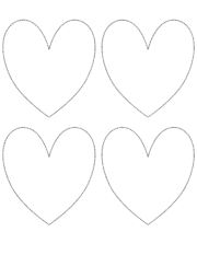 Free Printable Heart Templates for Kids - Prudent Penny Pincher