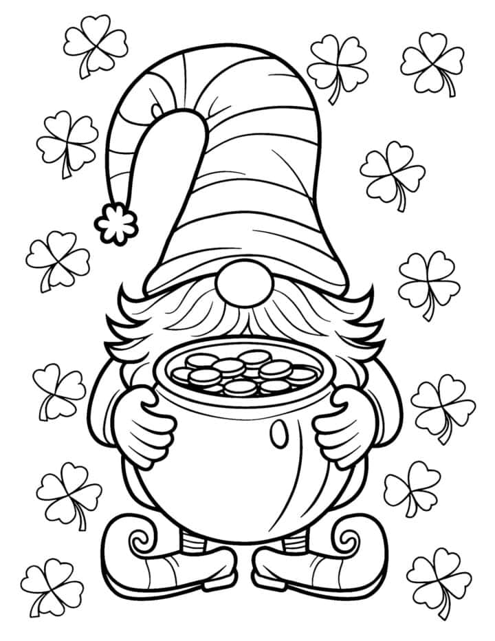 Free Printable Leprechaun Coloring Pages for Kids - Prudent Penny Pincher
