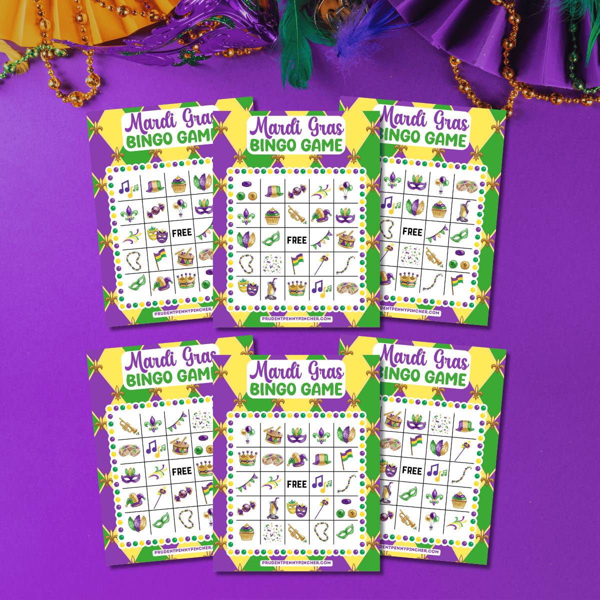 20 Easy Mardi Gras Crafts for Kids - Prudent Penny Pincher
