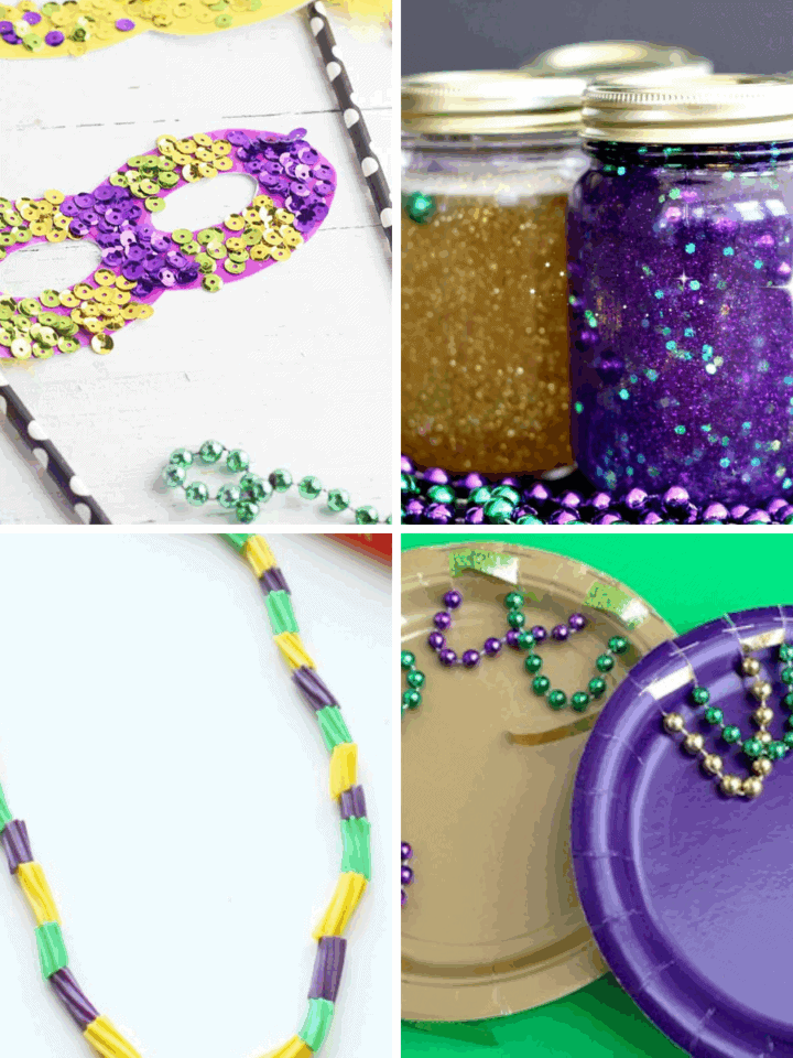 20 Easy Mardi Gras Crafts for Kids - Prudent Penny Pincher