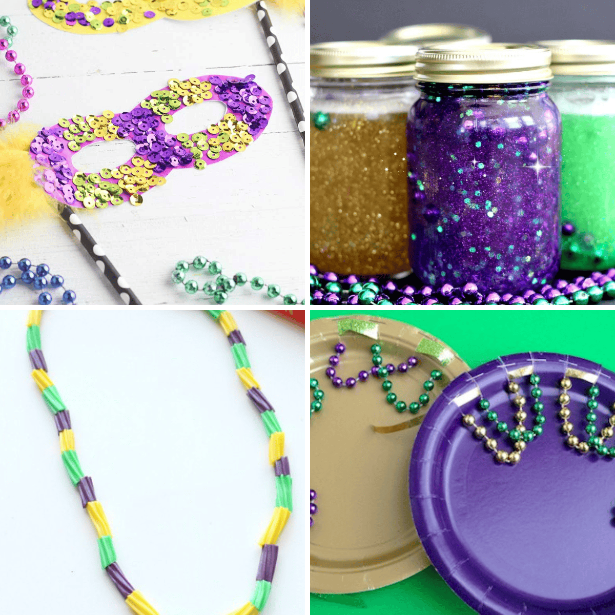 20 Easy Mardi Gras Crafts for Kids - Prudent Penny Pincher