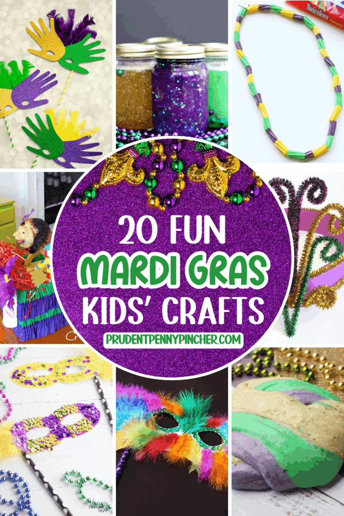 20 Easy Mardi Gras Crafts for Kids - Prudent Penny Pincher