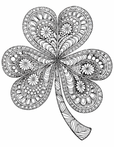 Free Printable Shamrock Coloring Pages for Kids - Prudent Penny Pincher