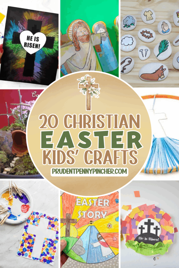 20 Easy Christian Easter Crafts for Kids - Prudent Penny Pincher