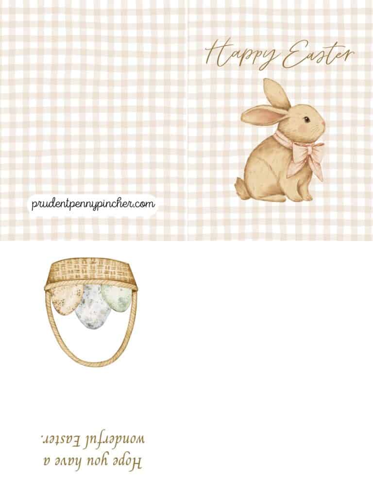 15 Free Printable Easter Cards - Prudent Penny Pincher