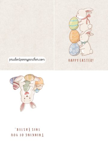 15 Free Printable Easter Cards - Prudent Penny Pincher