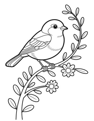 40 Free Printable Bird Coloring Pages for Kids - Prudent Penny Pincher