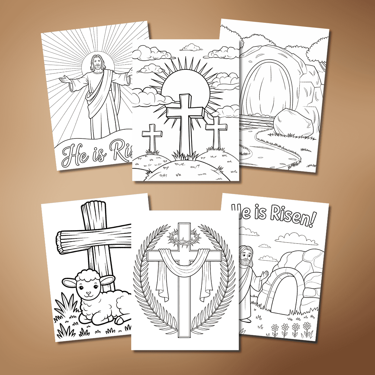 25 Free Religious Easter Coloring Pages - Prudent Penny Pincher