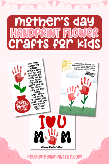 Mother’s Day Handprint Crafts for Kids (Free Printable Templates ...