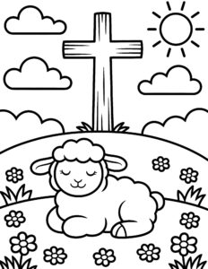 25 Free Religious Easter Coloring Pages - Prudent Penny Pincher