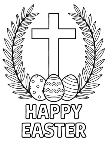 25 Free Religious Easter Coloring Pages - Prudent Penny Pincher