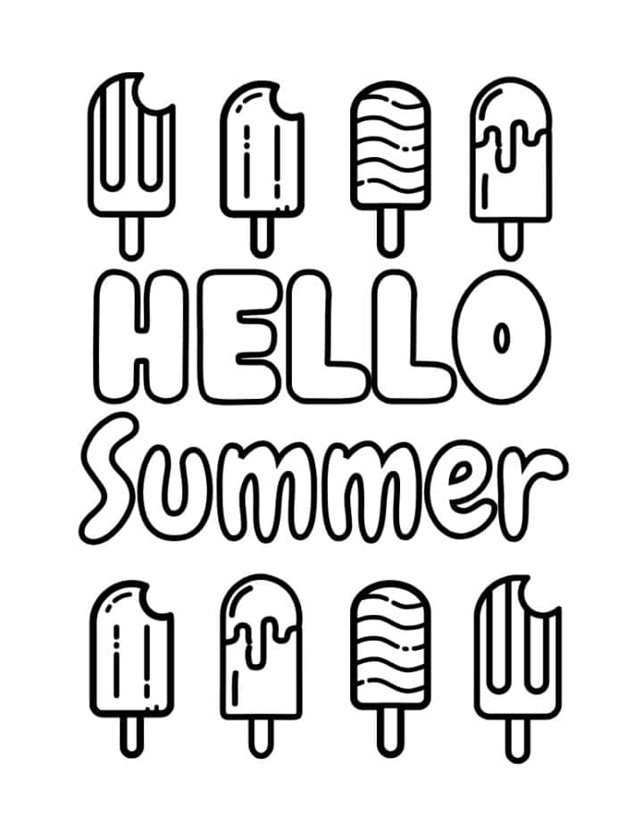 25 Free Printable Popsicle Coloring Pages for Kids - Prudent Penny Pincher