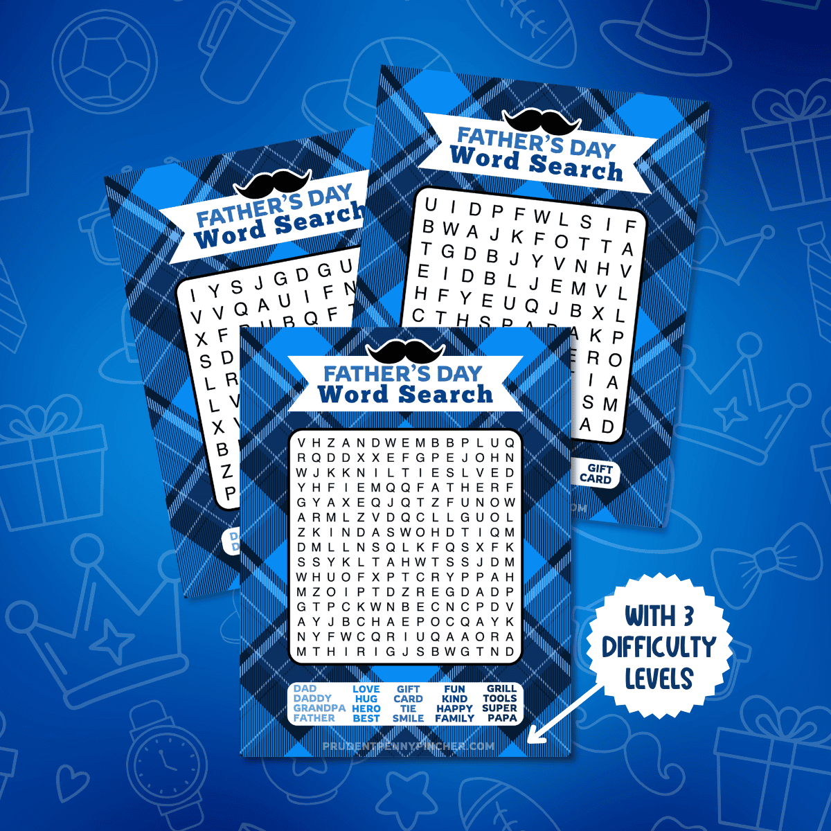 Free Printable Father’s Day Word Search Puzzles for Kids - Prudent ...