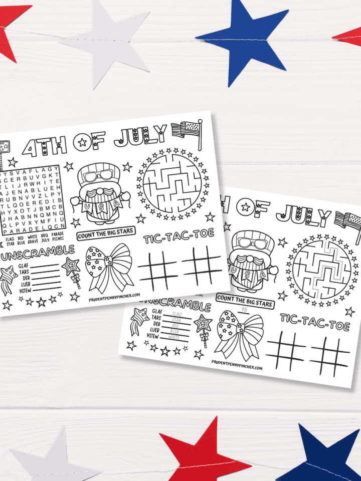 4th of July Toilet Paper Roll Rocket Craft for Kids - Prudent Penny Pincher