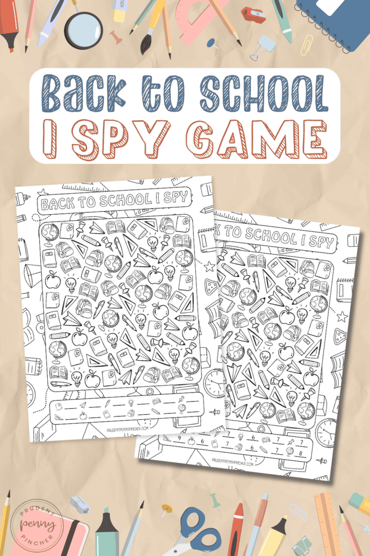 Free Printable Back to School I Spy Activity for Kids - Prudent Penny ...
