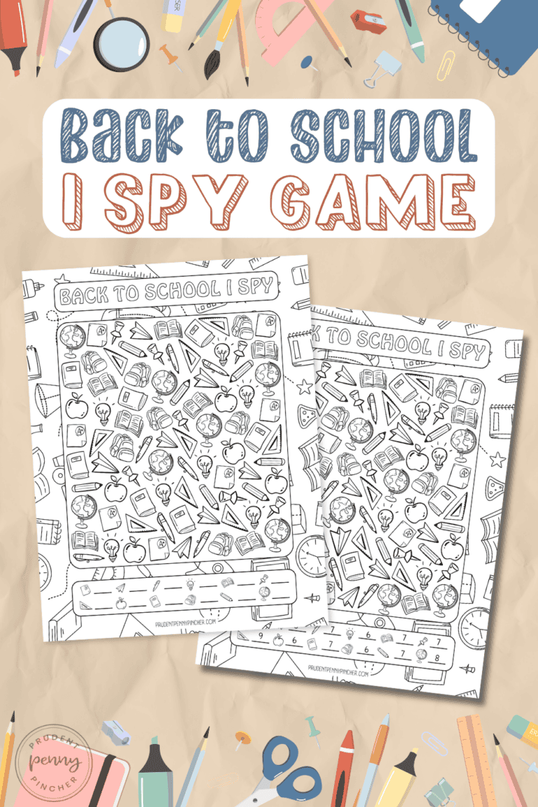 Free Printable Back to School I Spy Activity for Kids - Prudent Penny ...
