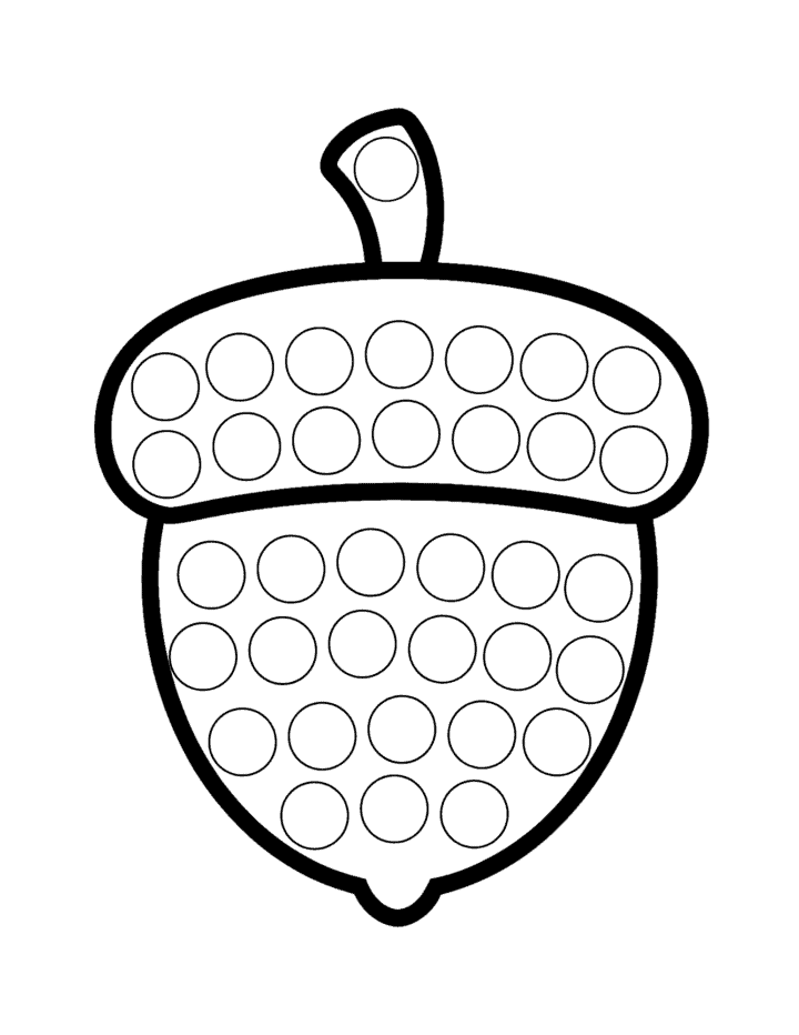 Free Fall Dot Marker Printables for Kids - Prudent Penny Pincher